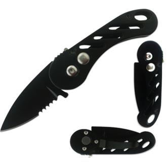 Compact Legal Auto Knife Black