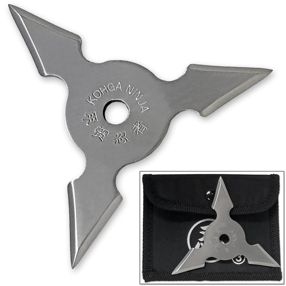 Trinity Blade Koga Ninja Throwing Star 3 Blade Shuriken Sharp Stainless ...