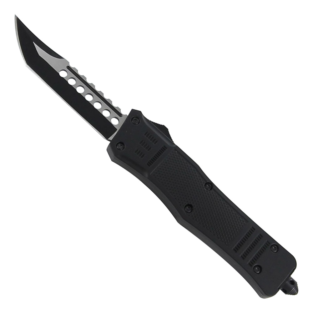 Automatic Tank Tread Emergency OTF Switchblade Knife