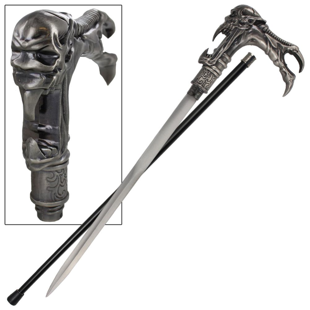 Mechanical Alien Walking Cane Sword