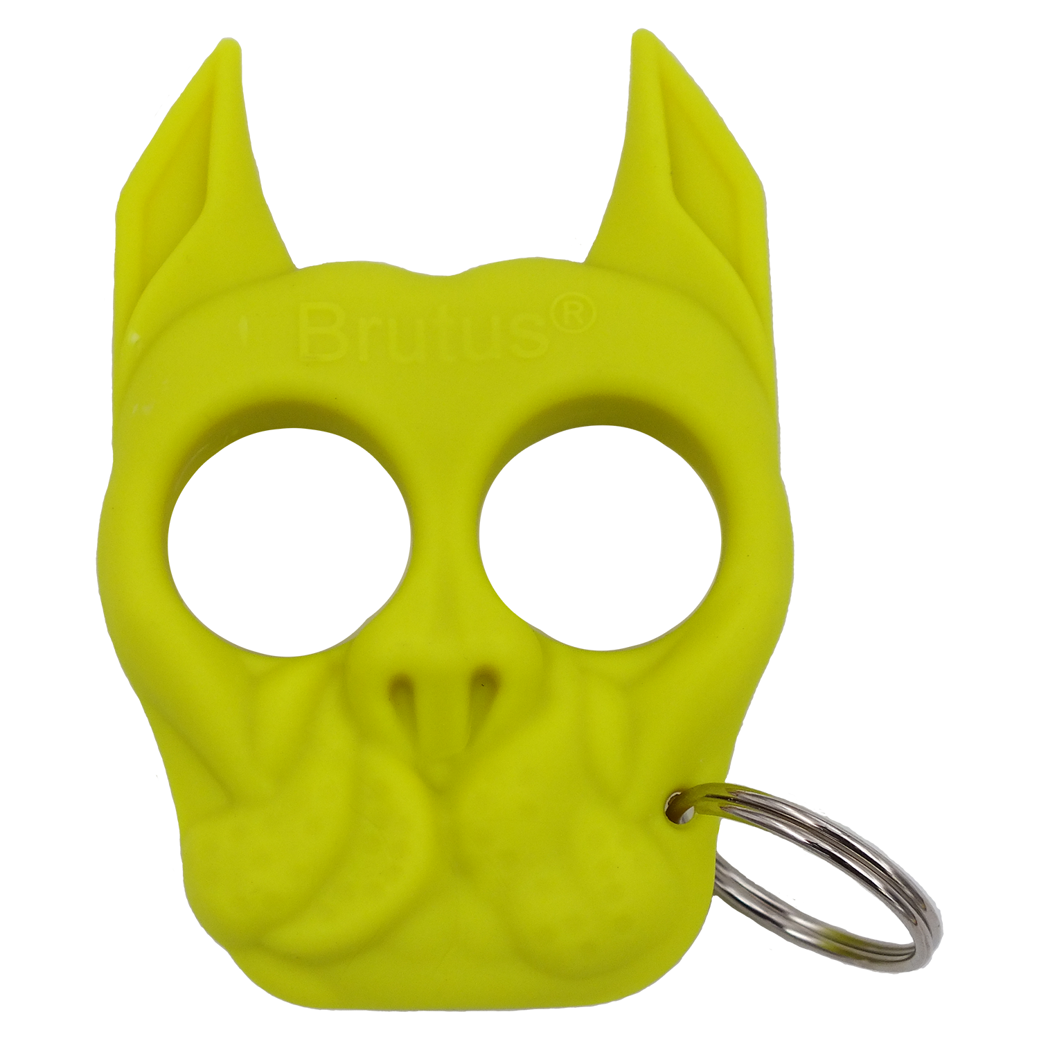 Brutus the Bull Dog - Public Safety Keychain Neon