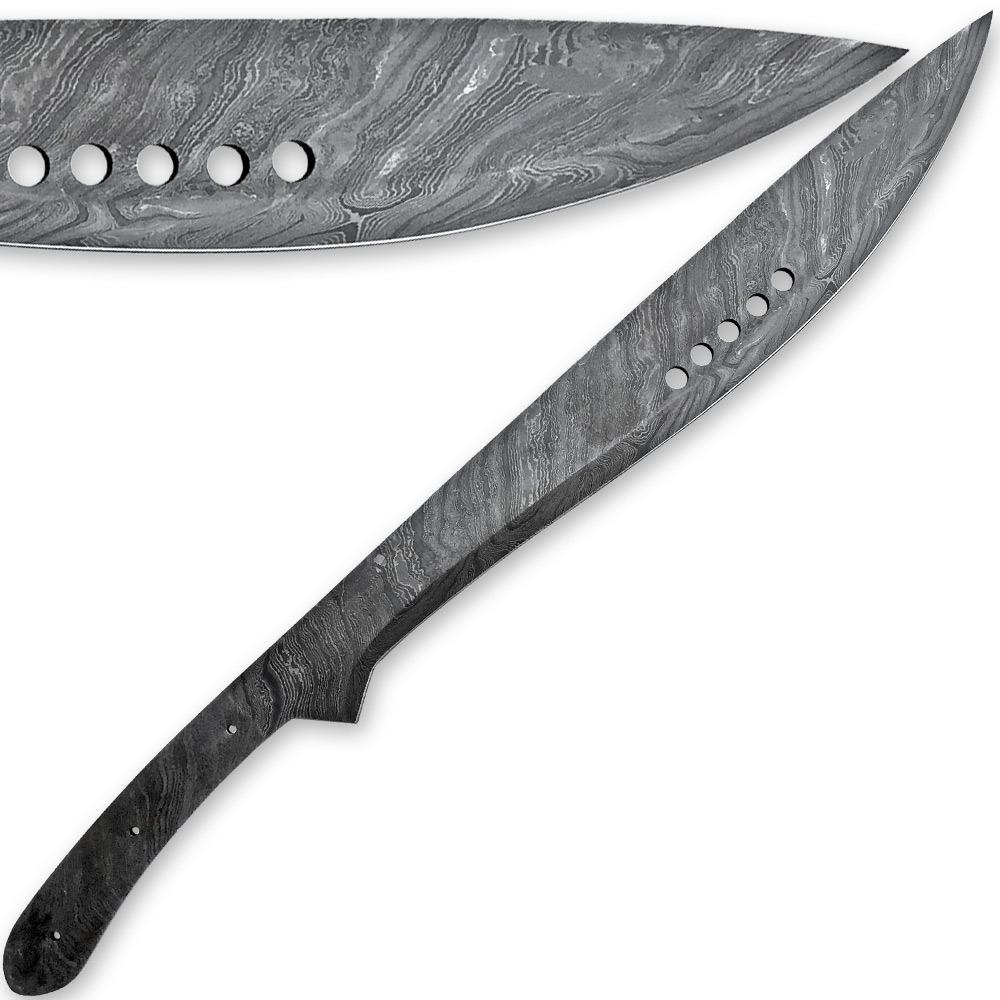 Book of Eli Machete Damascus Steel Sword Custom Made 26in Full Pattern ...