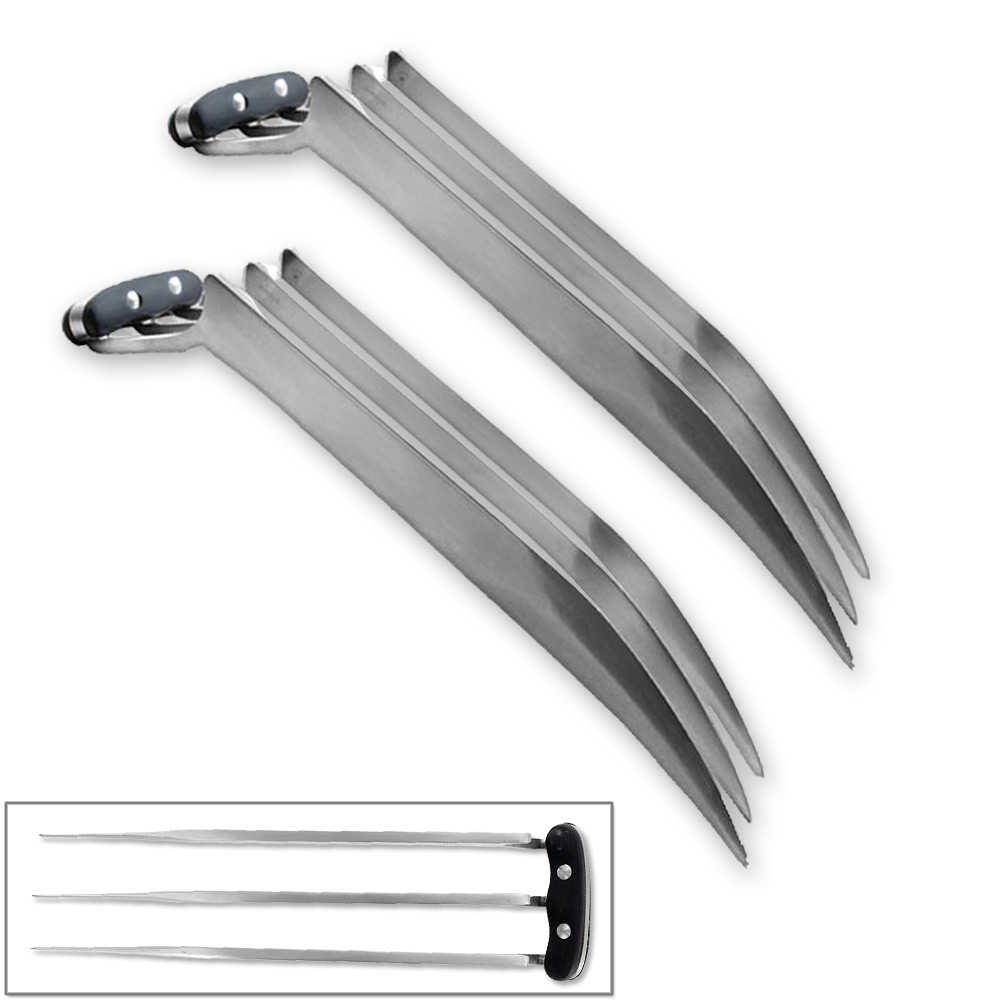 Claw Stainless Steel Dagger 11in Set of 2