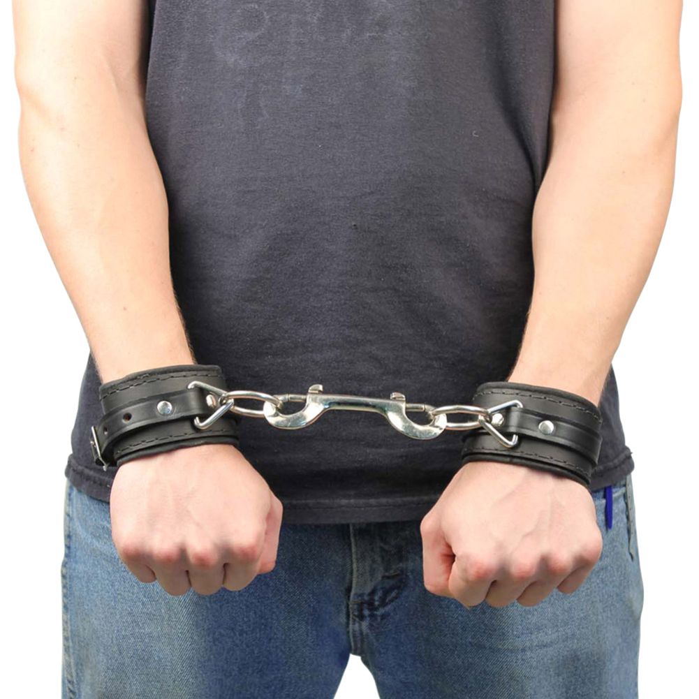 Black on Black Leather Restraints