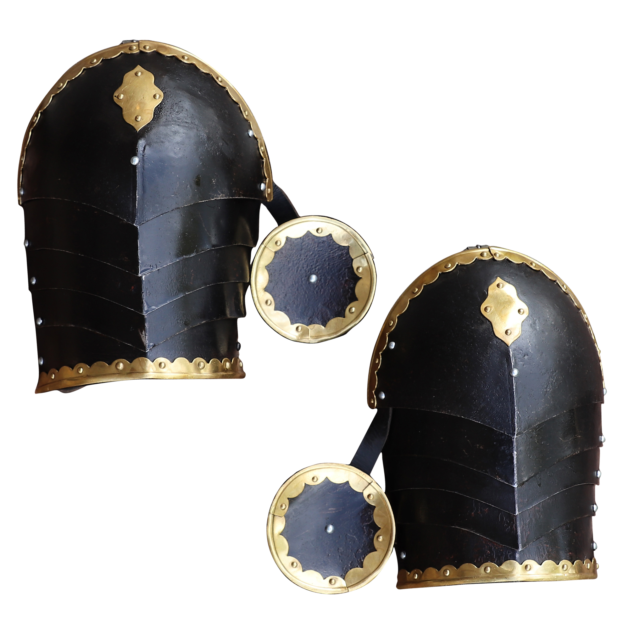 Armory Replicas The Cursed Knight Functional Medieval Pauldrons With Rondel