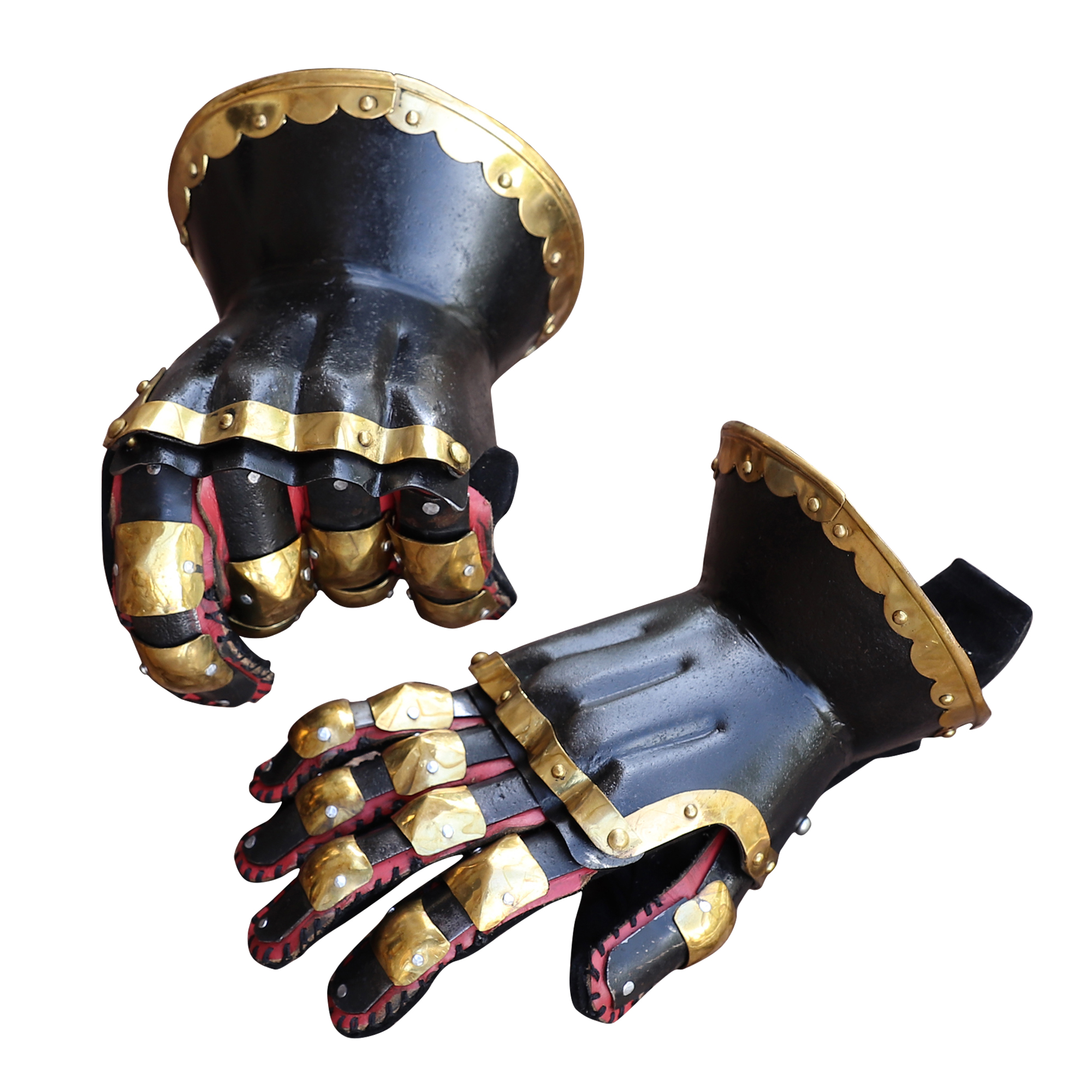 Armory Replicas The Cursed Black Knight Functional Medieval Armor Gauntlets