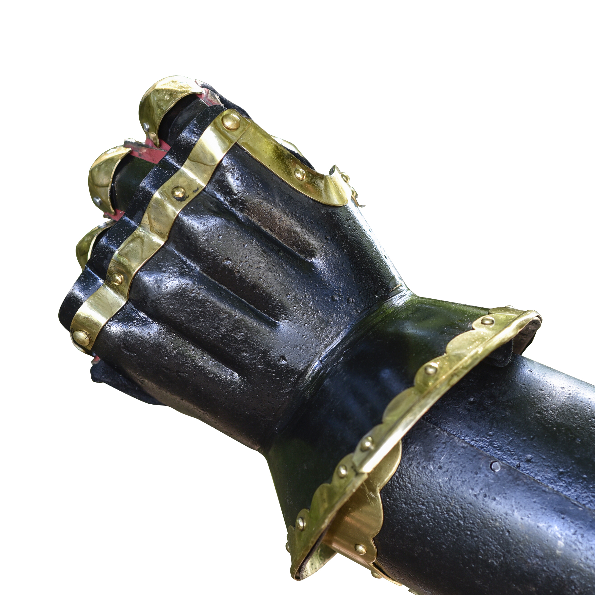 Armory Replicas The Cursed Black Knight Functional Medieval Armor Gauntlets