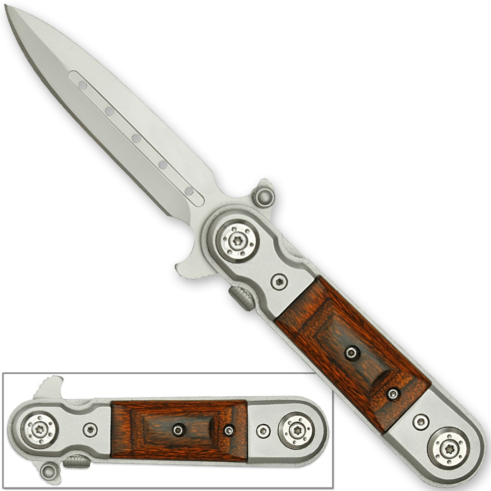 Gentleman's Tactical Classic Stiletto Switchblade Style Assisted Open ...