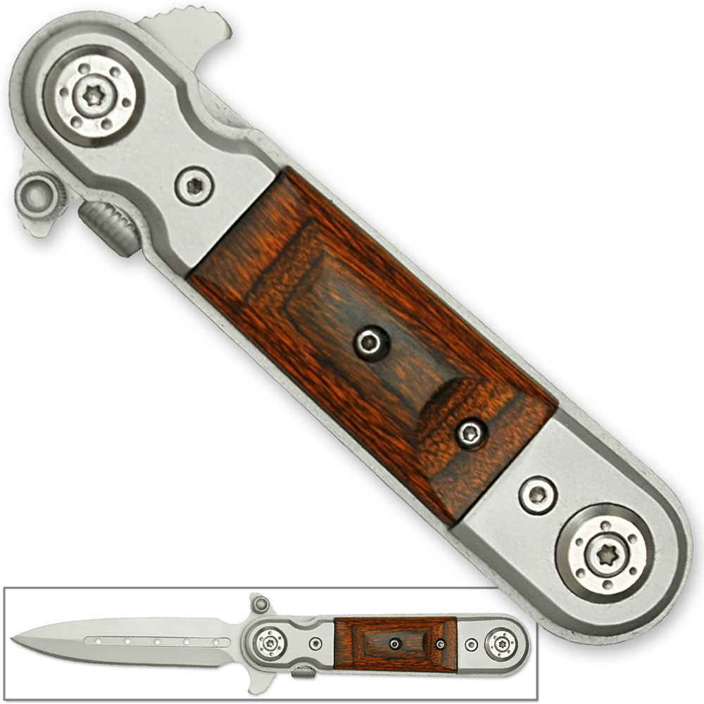 Gentleman's Tactical Classic Stiletto Switchblade Style Assisted Open ...