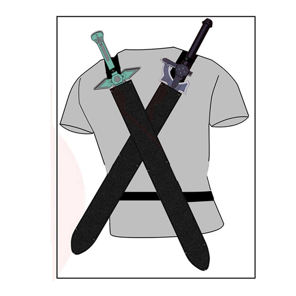 Dual Blades Dark Repulser Elucidator Sword Set
