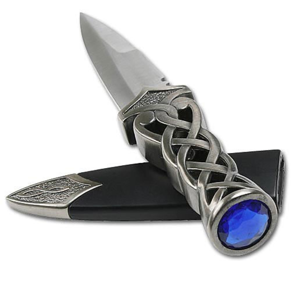 Eternal Gaelic Knot Sgain Dubhs Dagger