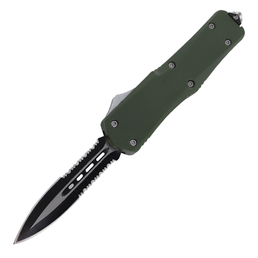 D-Day Tactical Dual Action Out the Front Automatic Knife