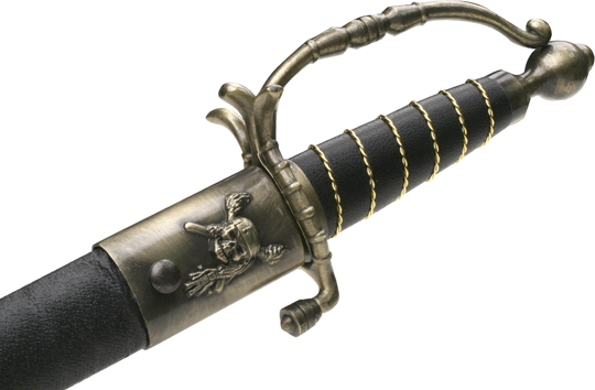Antique Pirate Sword 20” Pirate Sword D Gaurd Cutlass Bronze Patina