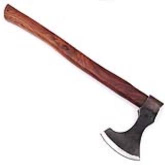 Viking Age Scandinavian Skegg Battle Axe Plain Handle